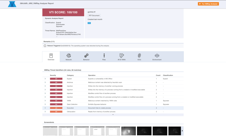 VMRay Analyzer Pricing, Alternatives & More 2025 | Capterra