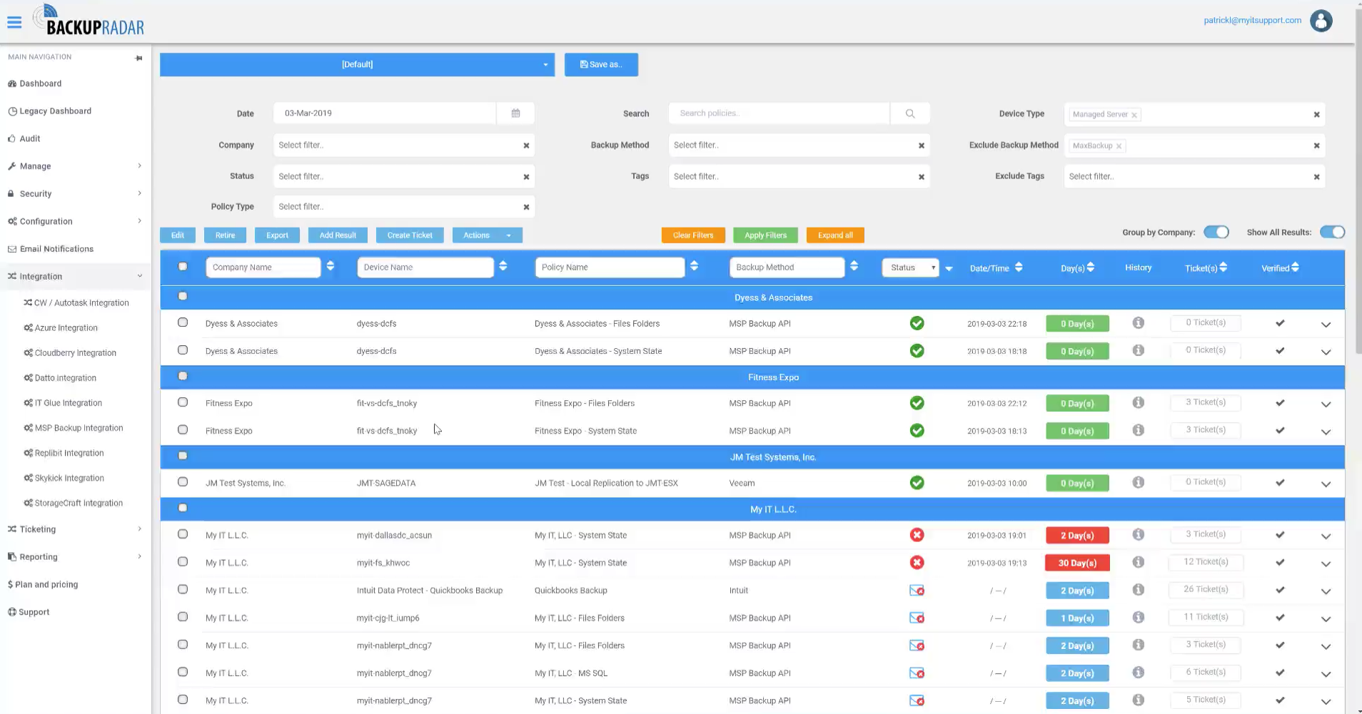 Backup Radar Cost & Reviews - Capterra Australia 2023