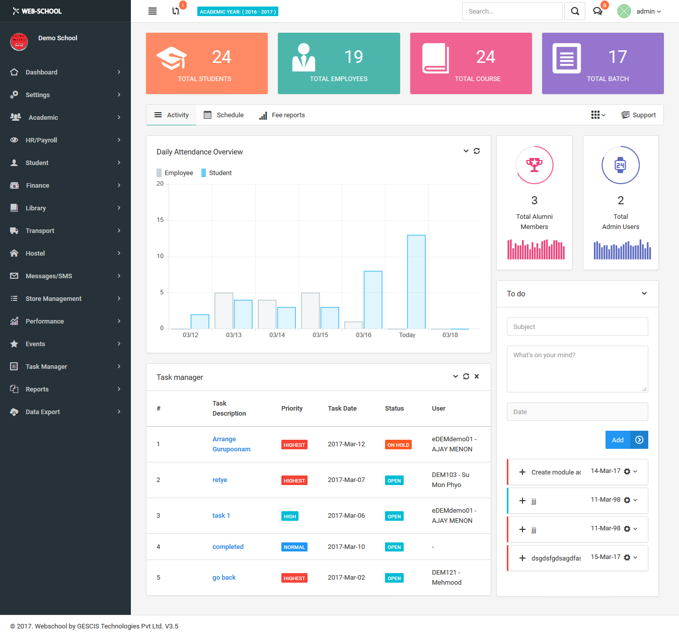 Web-School ERP Software - 2025 Reviews, Pricing & Demo