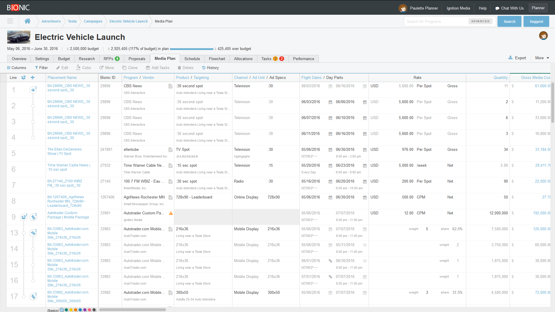 Bionic Media Planning Software Reviews, Cost & Features | GetApp ...