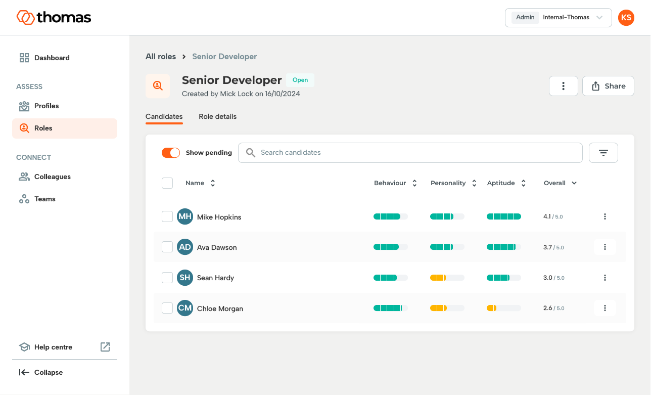 Thomas Assess Pricing, Cost & Reviews - Capterra UK 2025