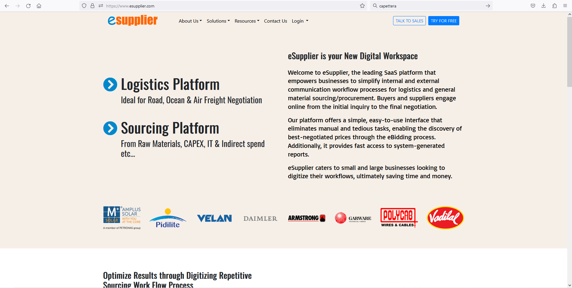eSupplier Price, Features, Reviews & Ratings - Capterra India