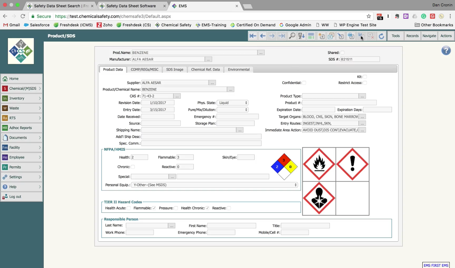 Chemical Safety EMS Software - 2025 Reviews, Pricing & Demo