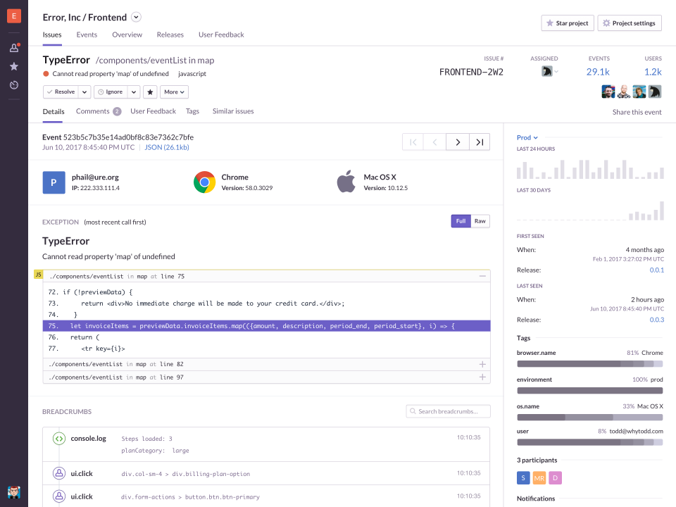 Sentry Cost & Reviews - Capterra Australia 2022