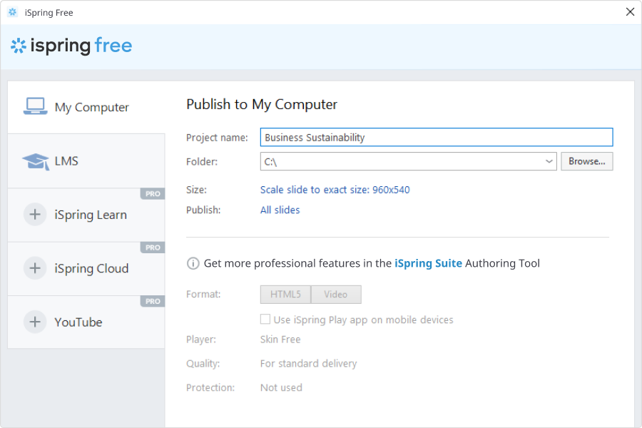 iSpring Free Software - 2024 Reviews, Pricing & Demo