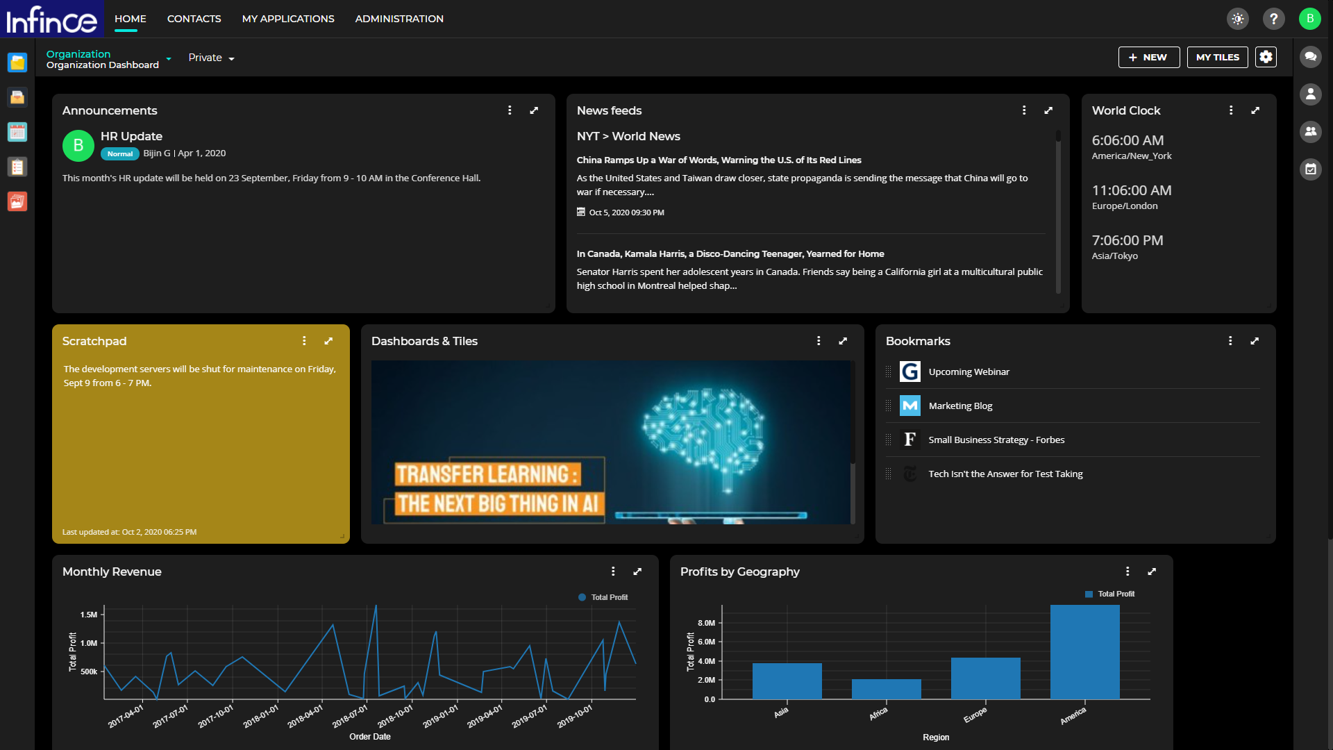 MangoApps vs InfinCE Comparison