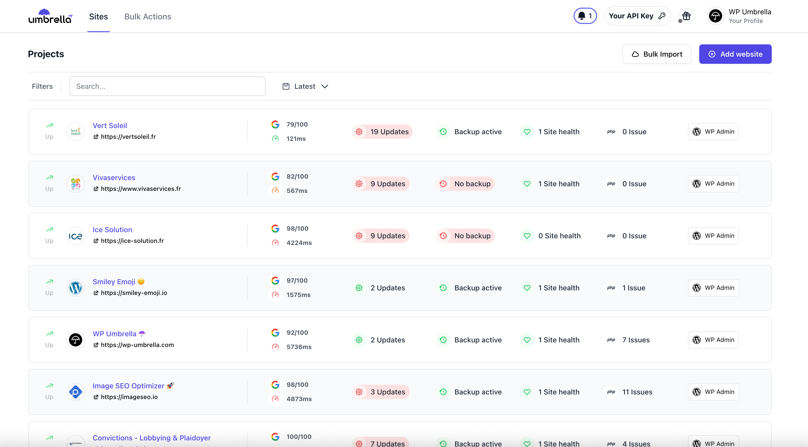 WP Umbrella Software - 2025 Reviews, Pricing & Demo