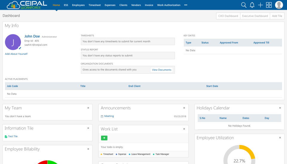 CEIPAL Workforce Software - 2022 Reviews, Pricing & Demo