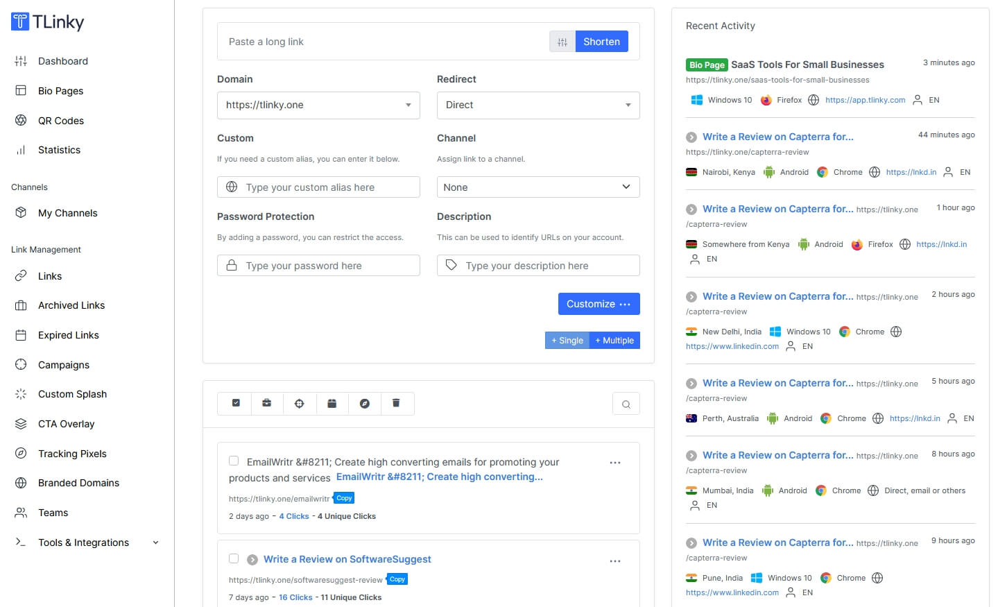 TLinky Pricing, Alternatives & More 2023 | Capterra