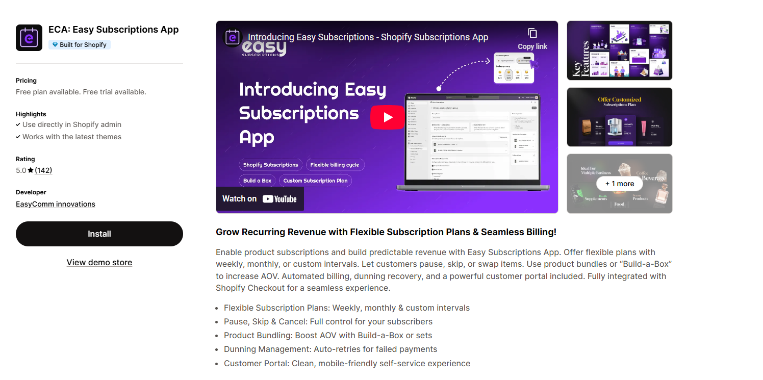Easy Subscriptions App 2025 Pricing, Features, Reviews & Alternatives ...