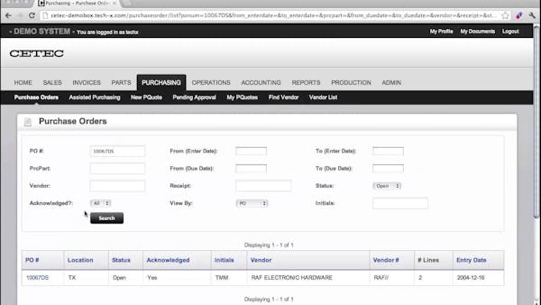 Cetec ERP Reviews, Demo & Pricing - 2021