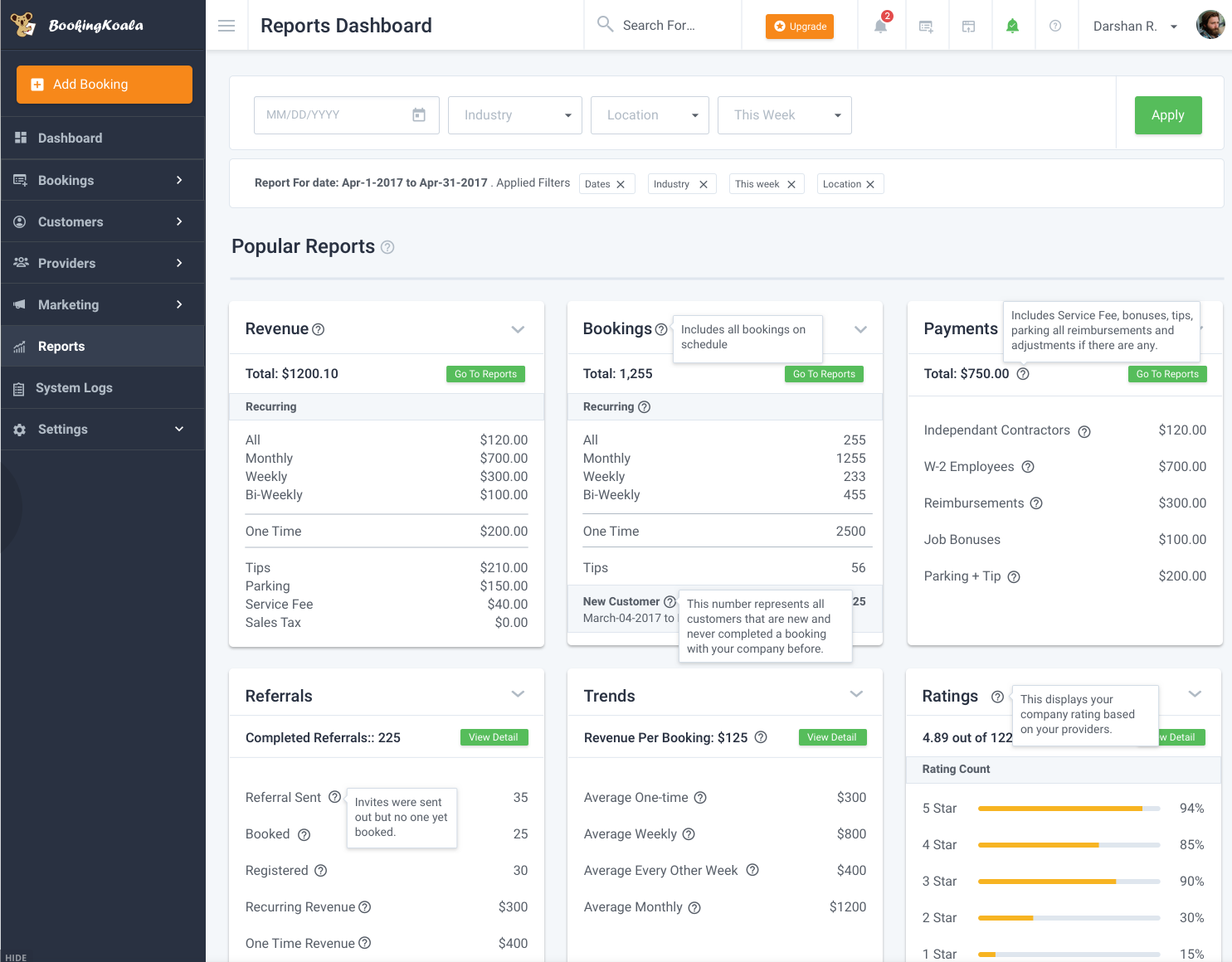 BookingKoala | Reviews, Pricing & Demos - SoftwareAdvice AU