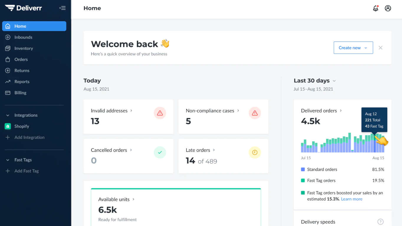 Deliverr Software - 2025 Reviews, Pricing & Demo