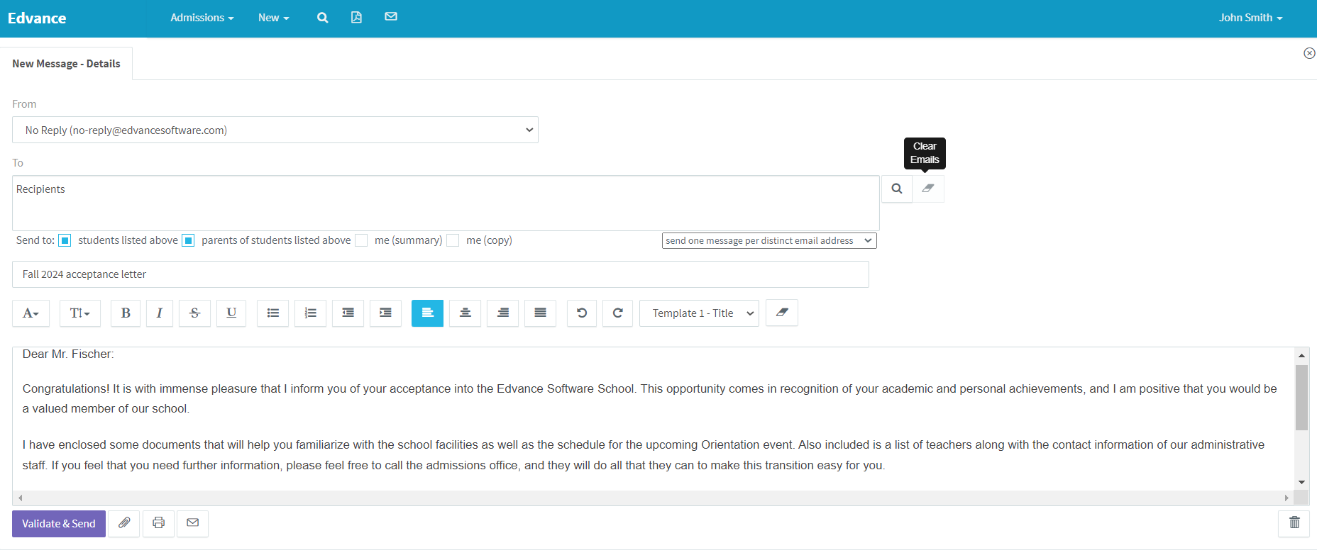 Edvance Software - 2023 Reviews, Pricing & Demo