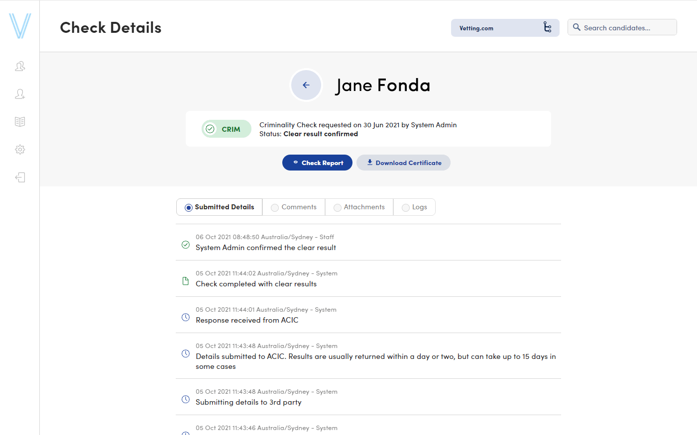 VETTING.com Software - 2025 Reviews, Pricing & Demo