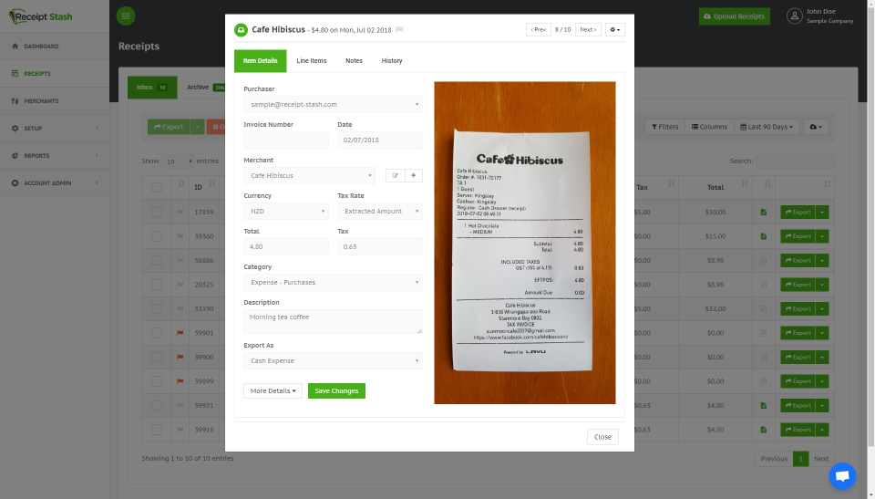 Receipt Stash Pricing, Alternatives & More 2025 | Capterra