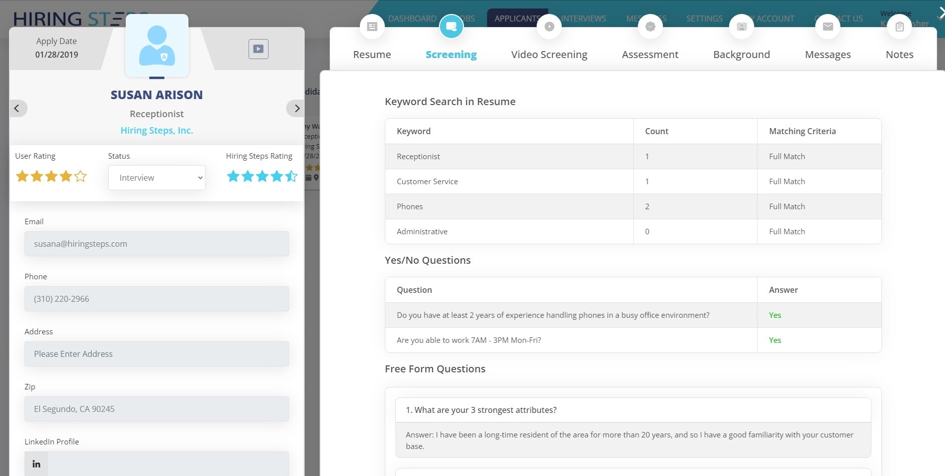 Hiring Steps Software - 2025 Reviews, Pricing & Demo