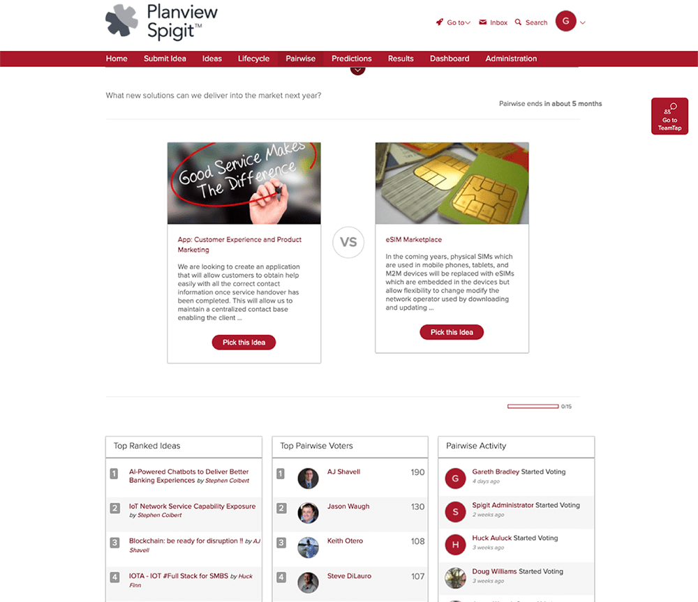 Planview Spigit Pricing, Alternatives & More 2022 - Capterra