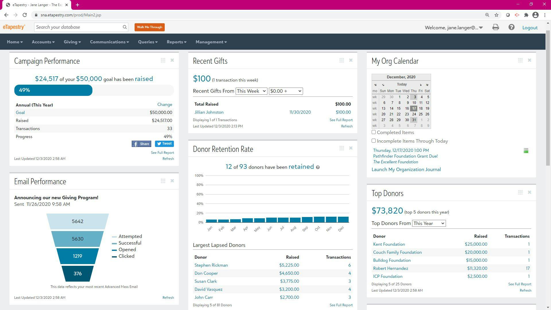 Blackbaud eTapestry Pricing, Alternatives & More 2023 | Capterra