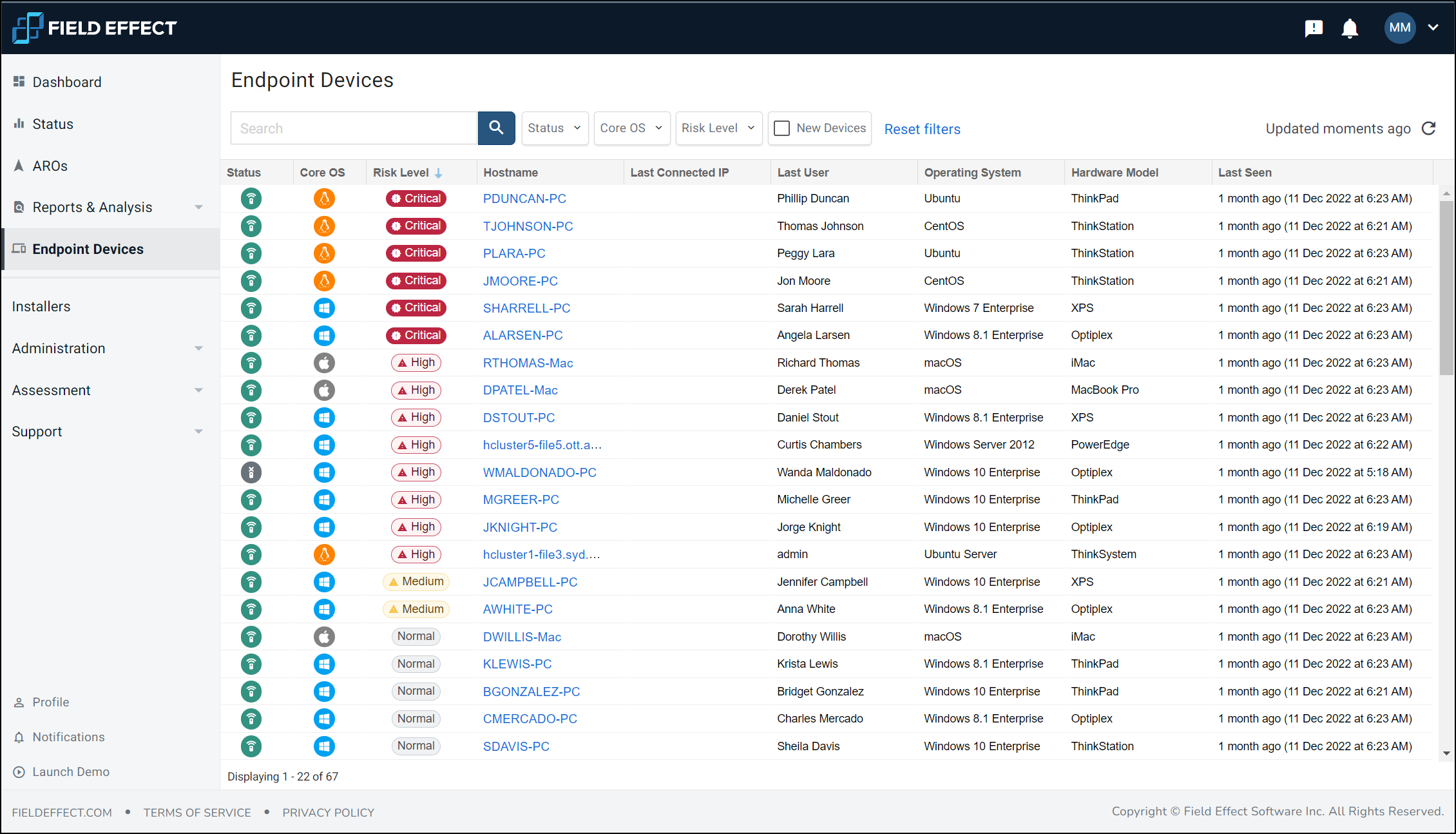 Field Effect: precios, funciones y opiniones | GetApp Chile 2025