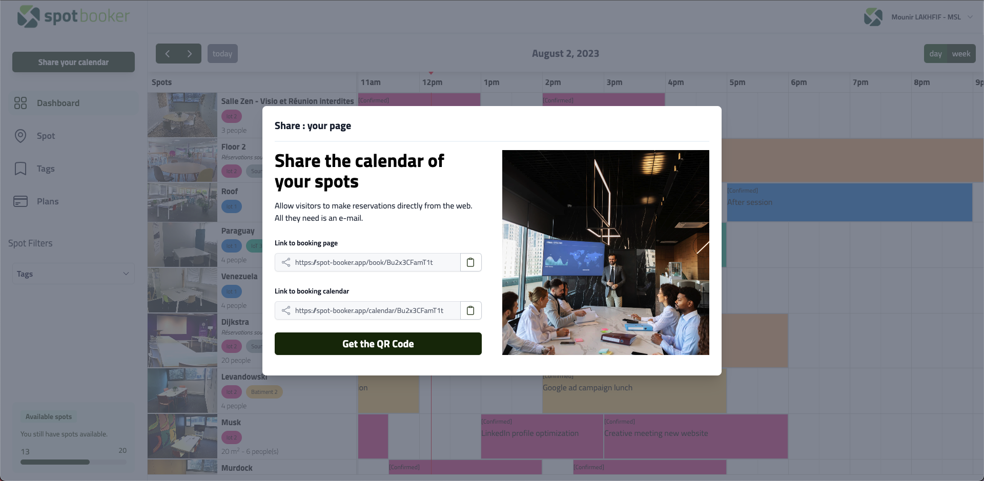 Spot Booker: precios, funciones y opiniones | GetApp España 2025