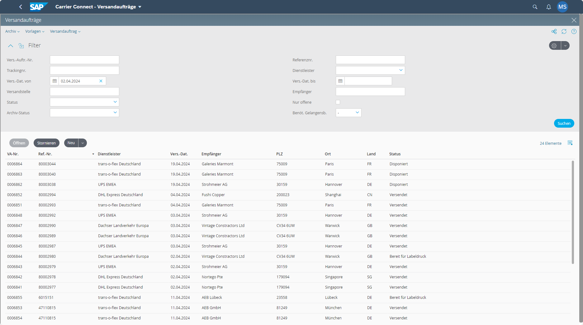 AEB Carrier Cloud for SAP Pricing, Alternatives & More 2025 | Capterra