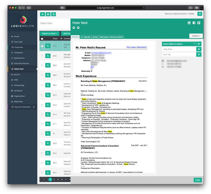 LogicMelon et Recruit CRM : comparez - Capterra France 2024