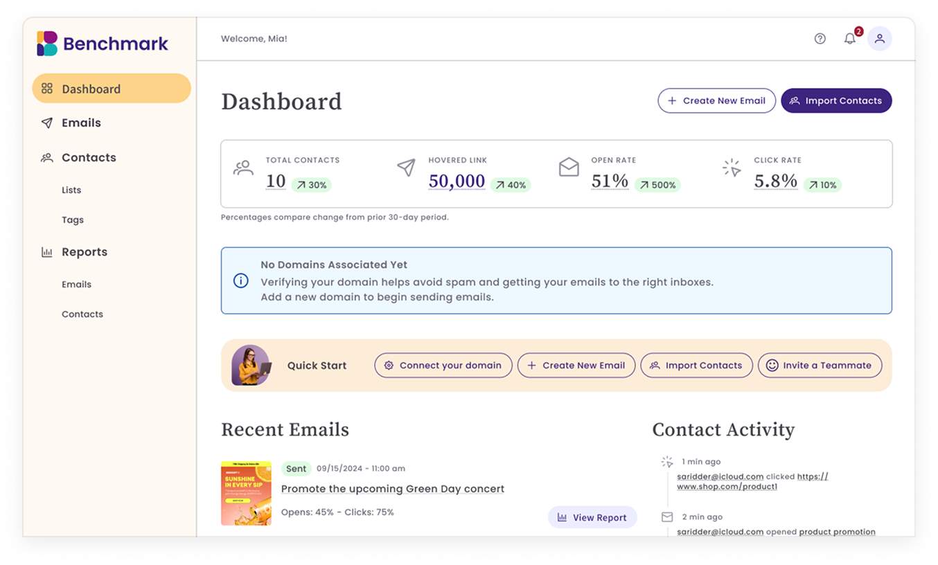 Benchmark Email Software Pricing, Alternatives & More 2026 | Capterra