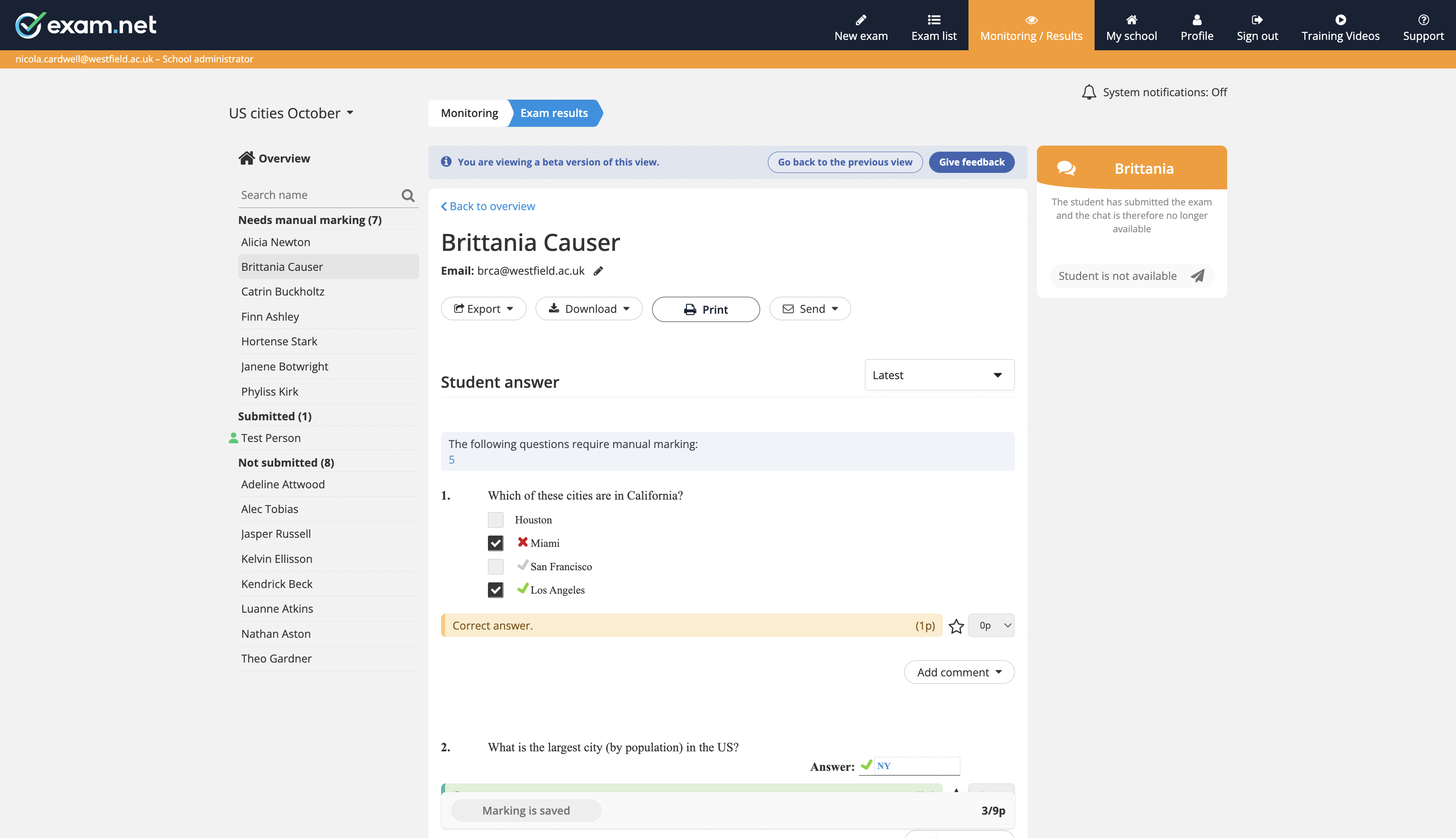 Exam.net Reviews, Prices & Ratings | GetApp UK 2024