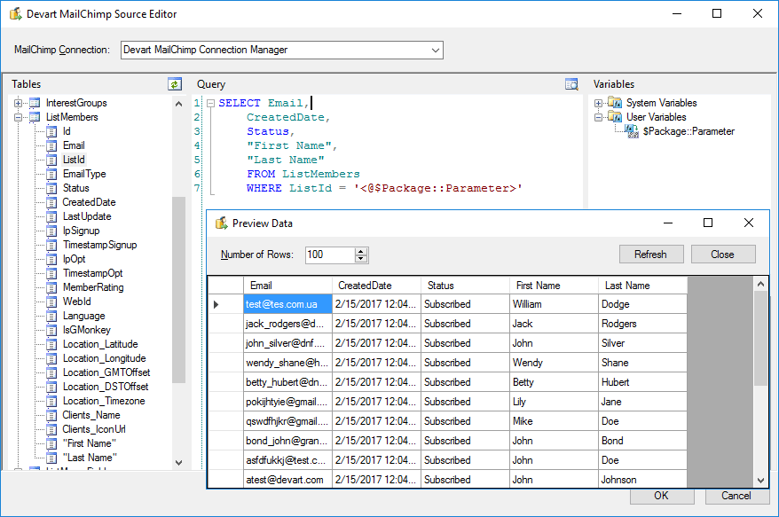Ssis Data Flow Components For Mailchimp Reviews Pricing And Demos
