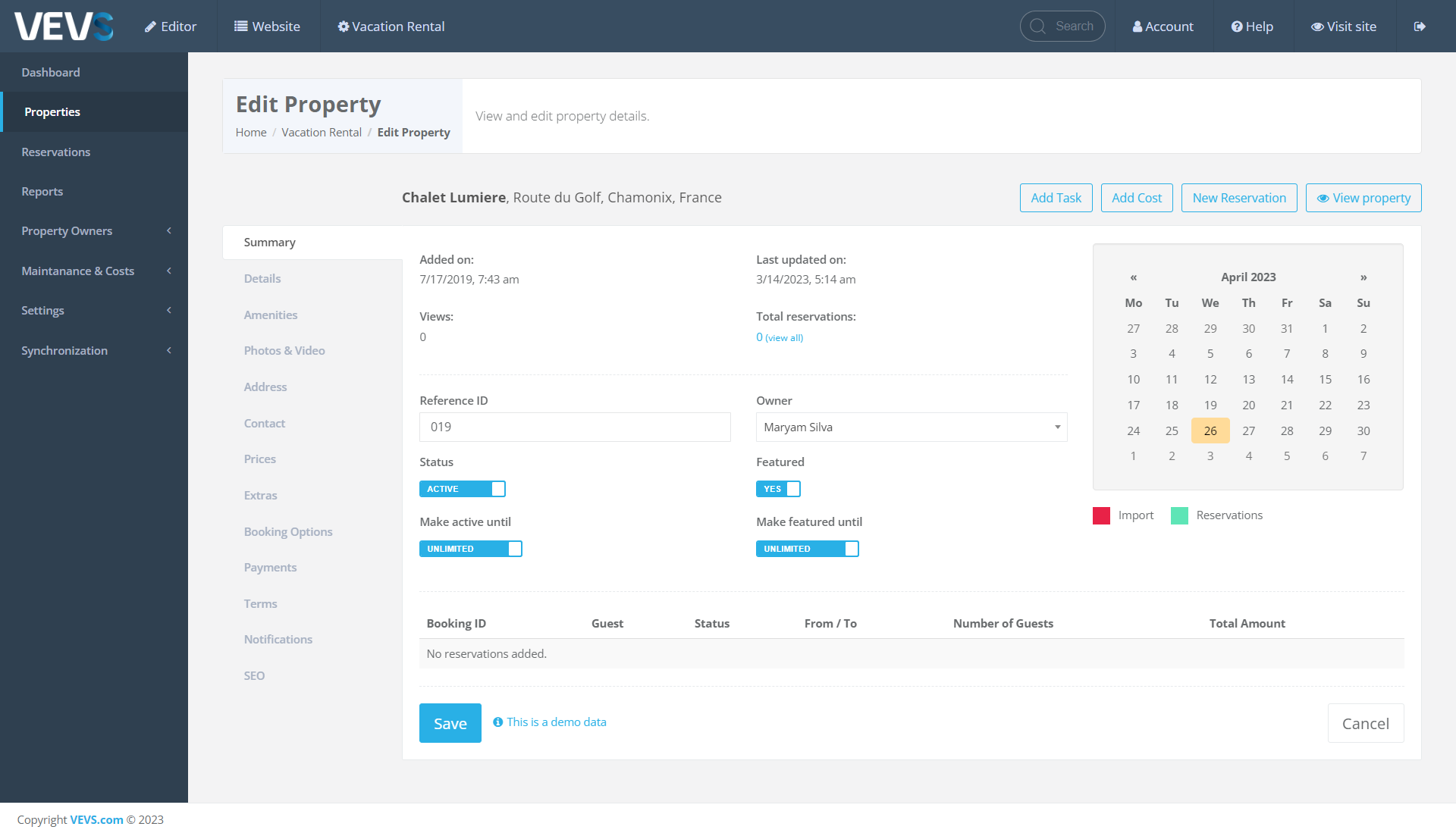 VEVS Rental Software | Reviews, Pricing & Demos - SoftwareAdvice AU
