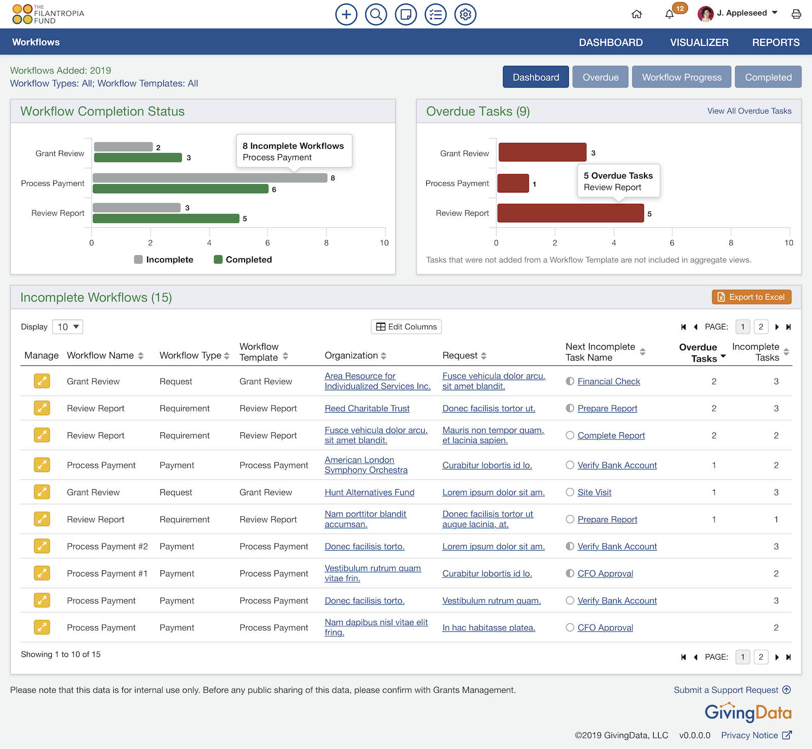 GivingData Software - 2025 Reviews, Pricing & Demo