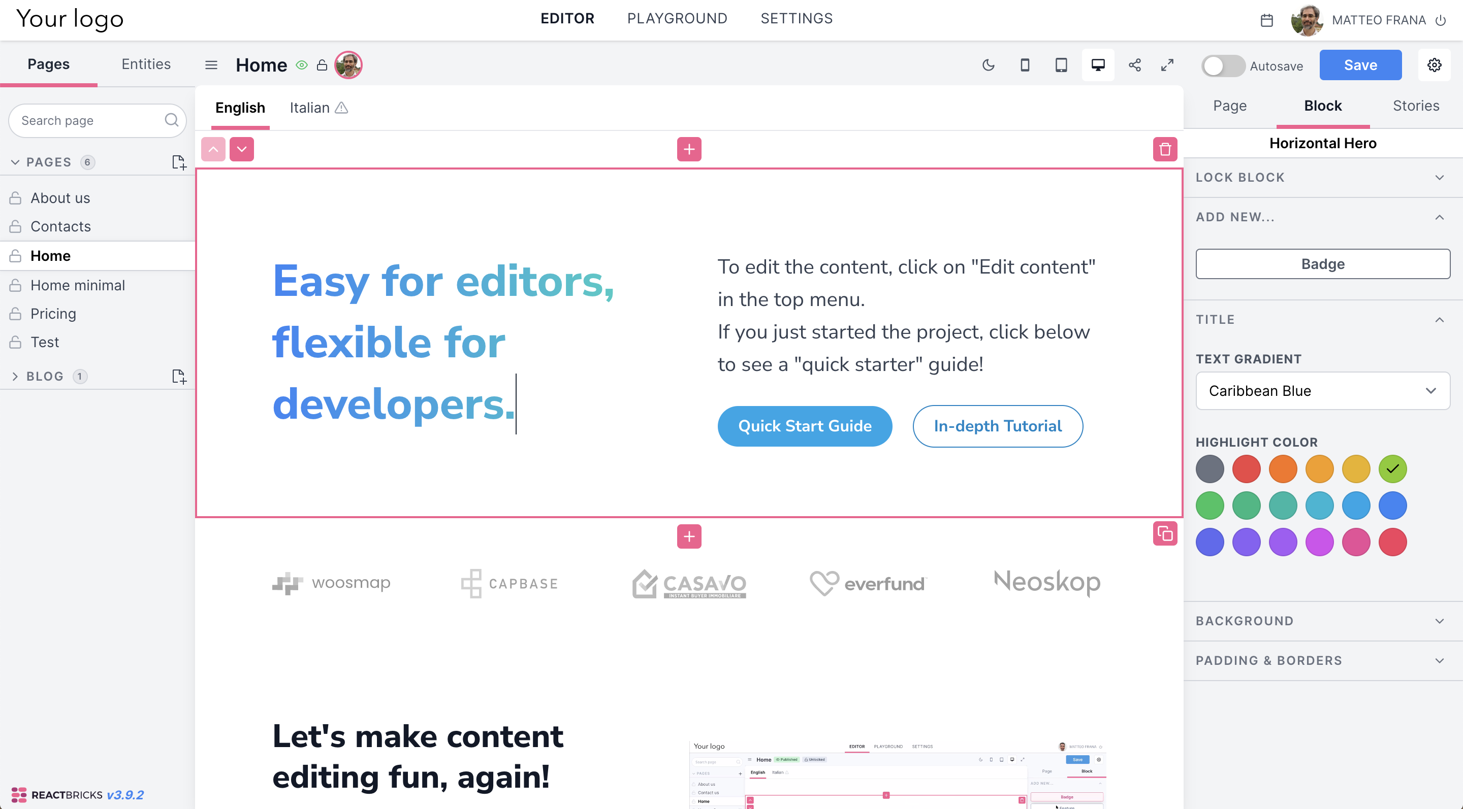 React Bricks | Reviews, Pricing & Demos - SoftwareAdvice GB