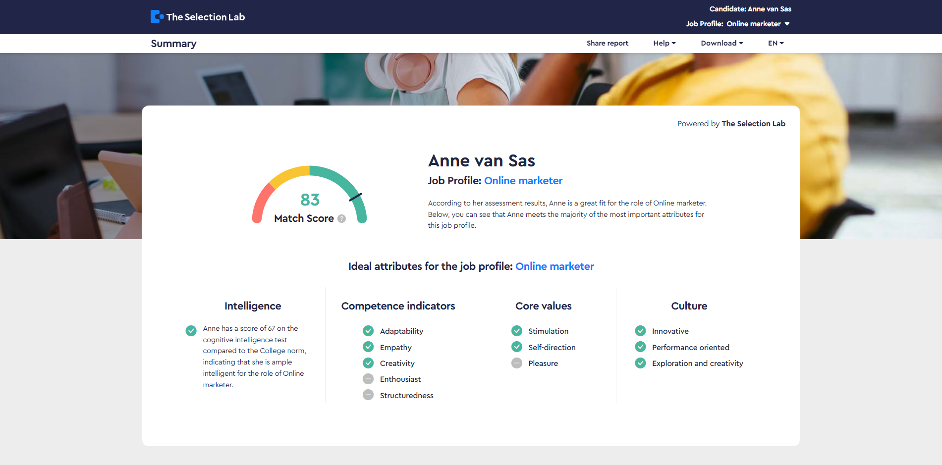 The Selection Lab Software - 2025 Reviews, Pricing & Demo