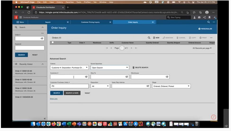 Infor CloudSuite Distribution Software - 2025 Reviews, Pricing & Demo